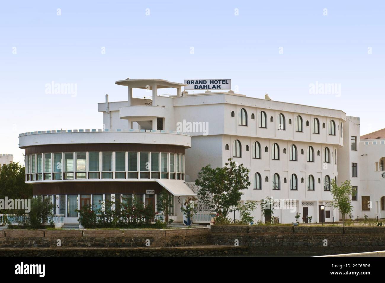 Grand Hotel Dhalak. Even Eritrea Stock Photo - Alamy