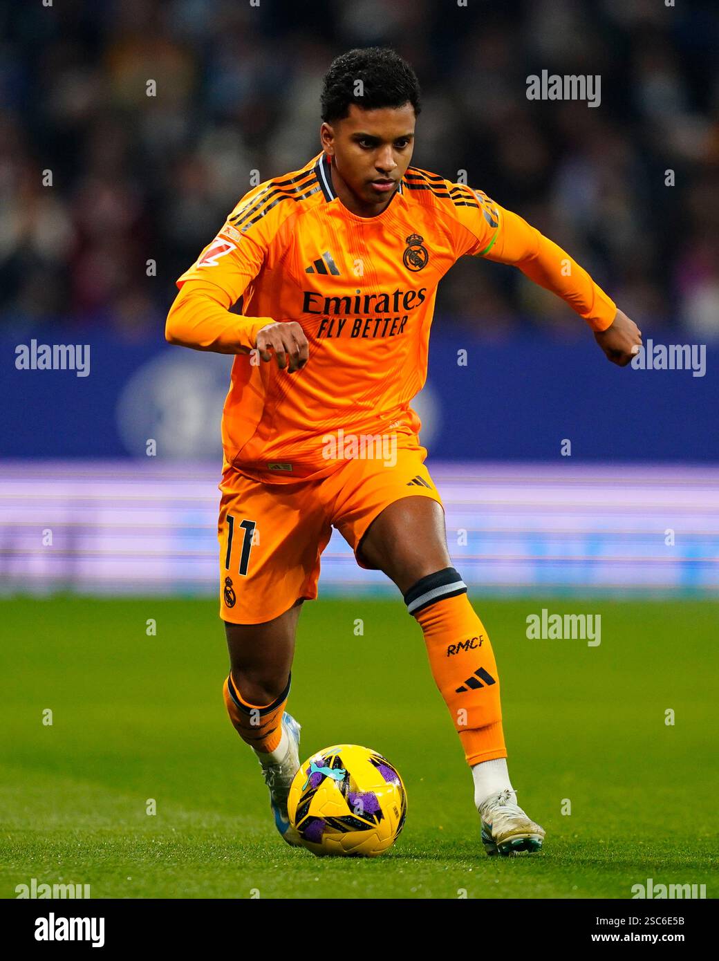 Barcelona, Spain. 01st Feb, 2025. Rodrygo Goes of Real Madrid during ...