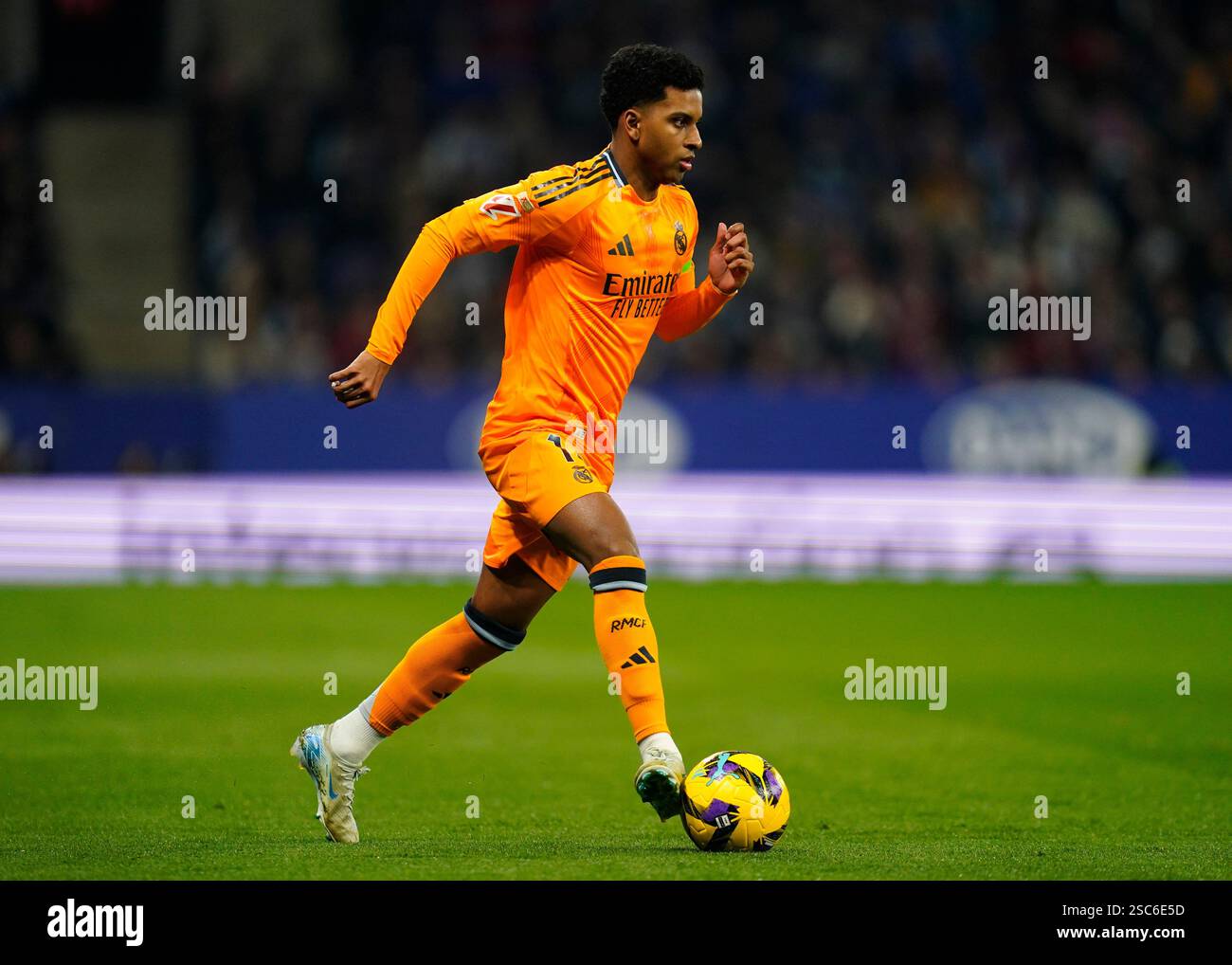 Barcelona, Spain. 01st Feb, 2025. Rodrygo Goes of Real Madrid during ...