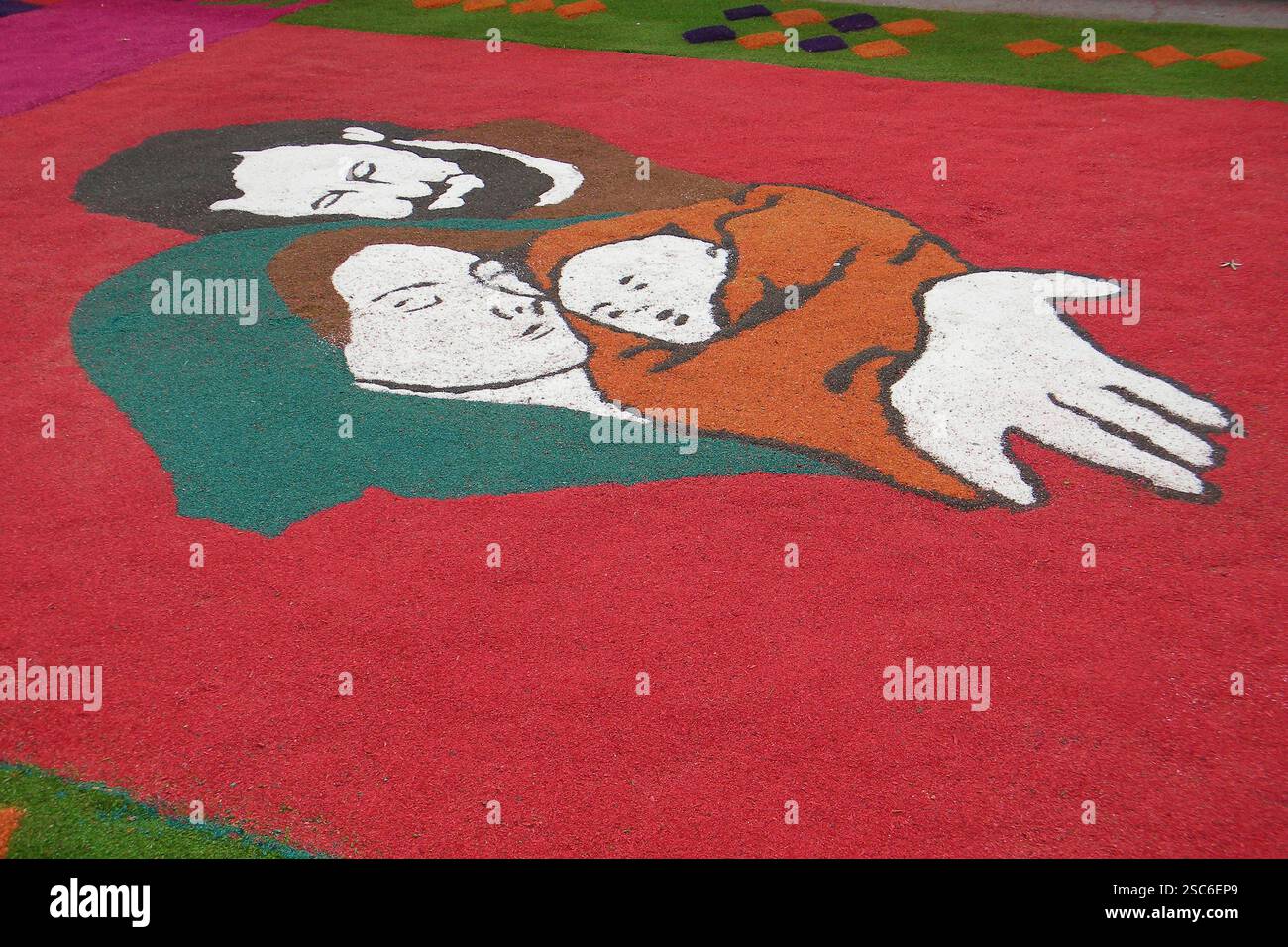 Alfombras During Easter Eve. Copan. Honduras Stock Photo - Alamy