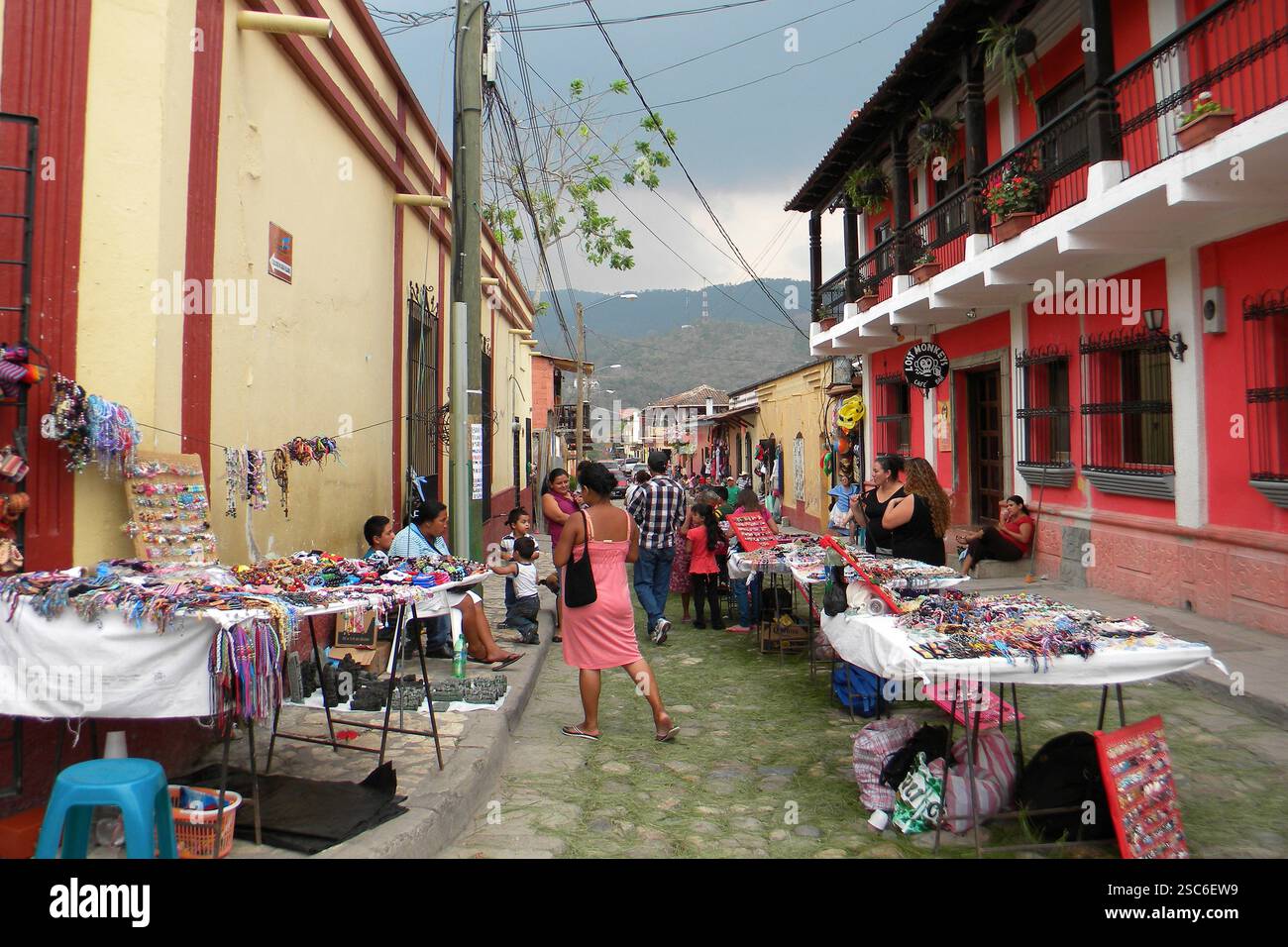 Alfombras During Easter Eve. Copan. Honduras Stock Photo - Alamy