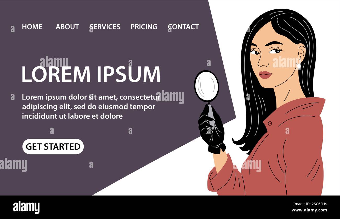 Law justice web banner Stock Vector Images - Alamy