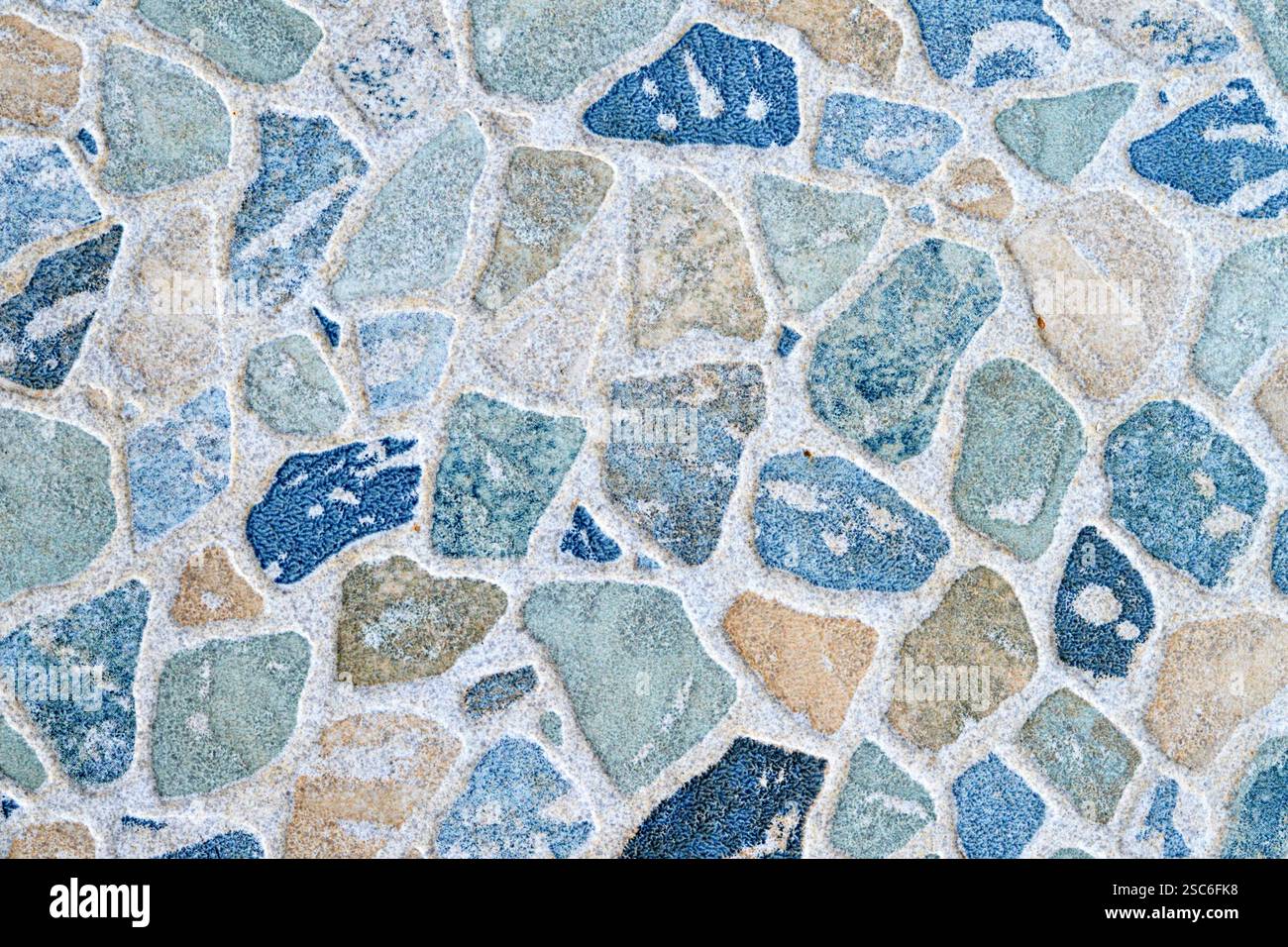 Pebble pattern on ceramic floor tile Stock Photo - Alamy