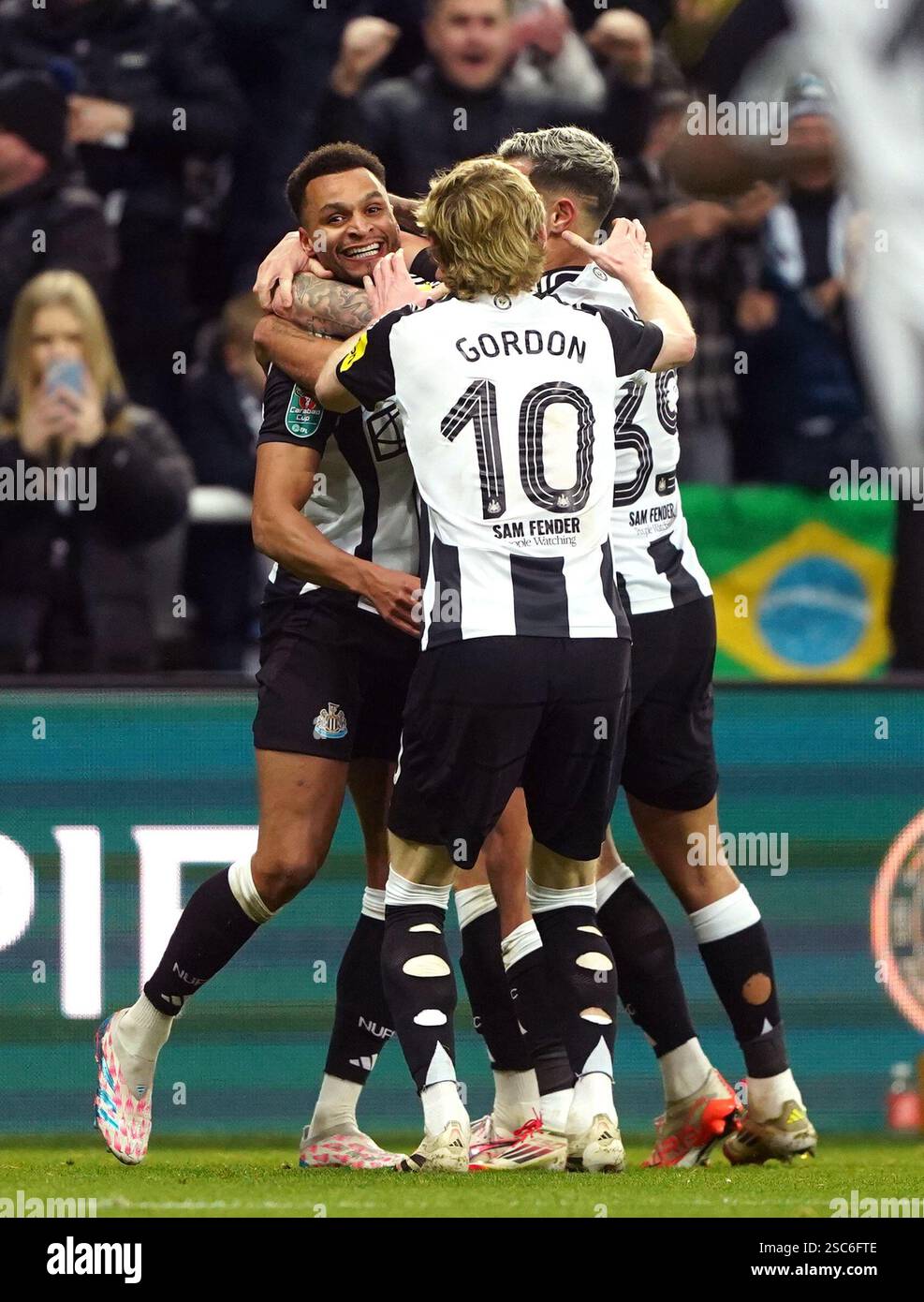 Newcastle United's Jacob Murphy celebrates scoring their side's first ...