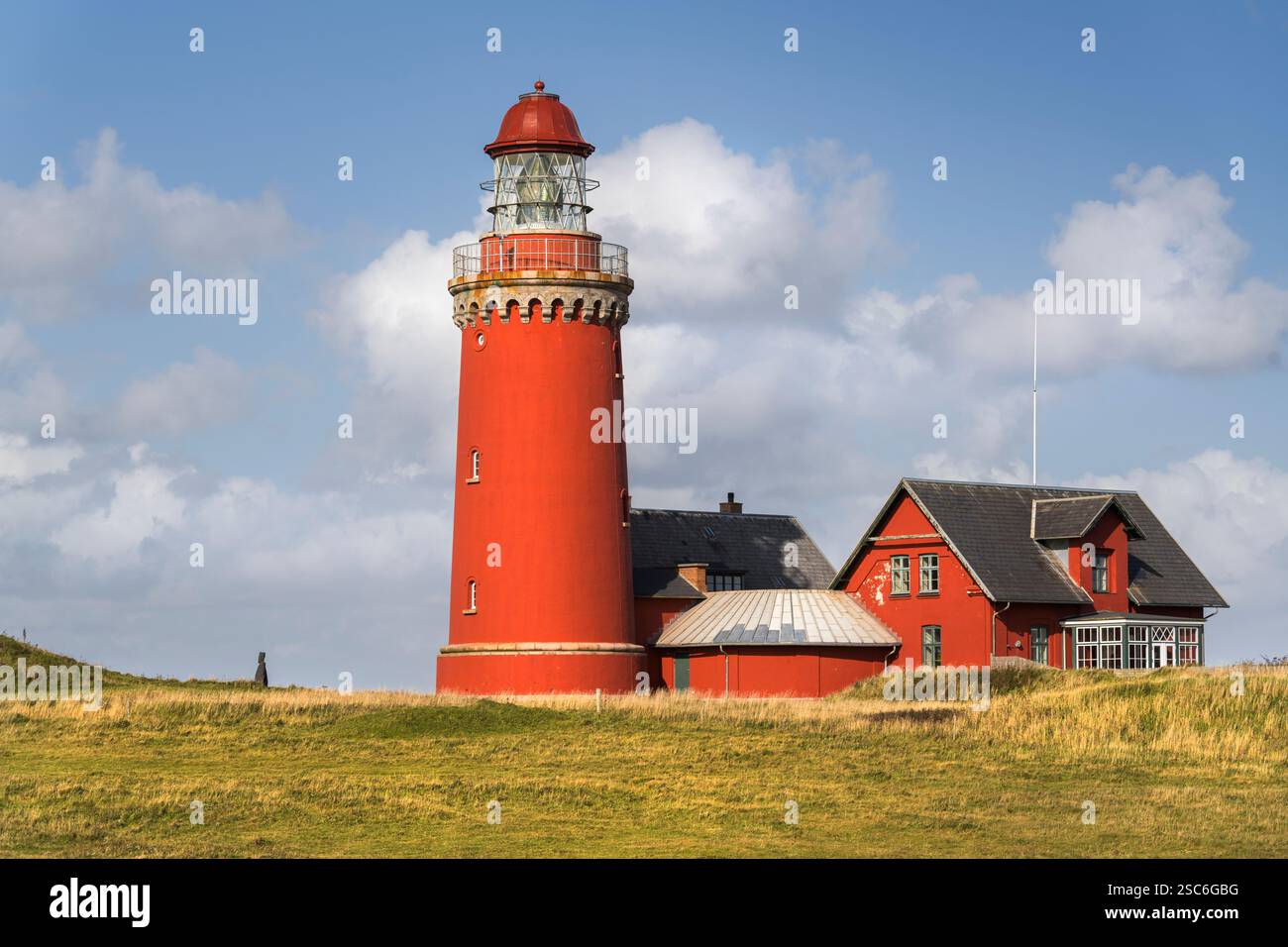 Bovbjerg Lighthouse, Lemvig, Ringkjobing, Denmark Stock Photo - Alamy