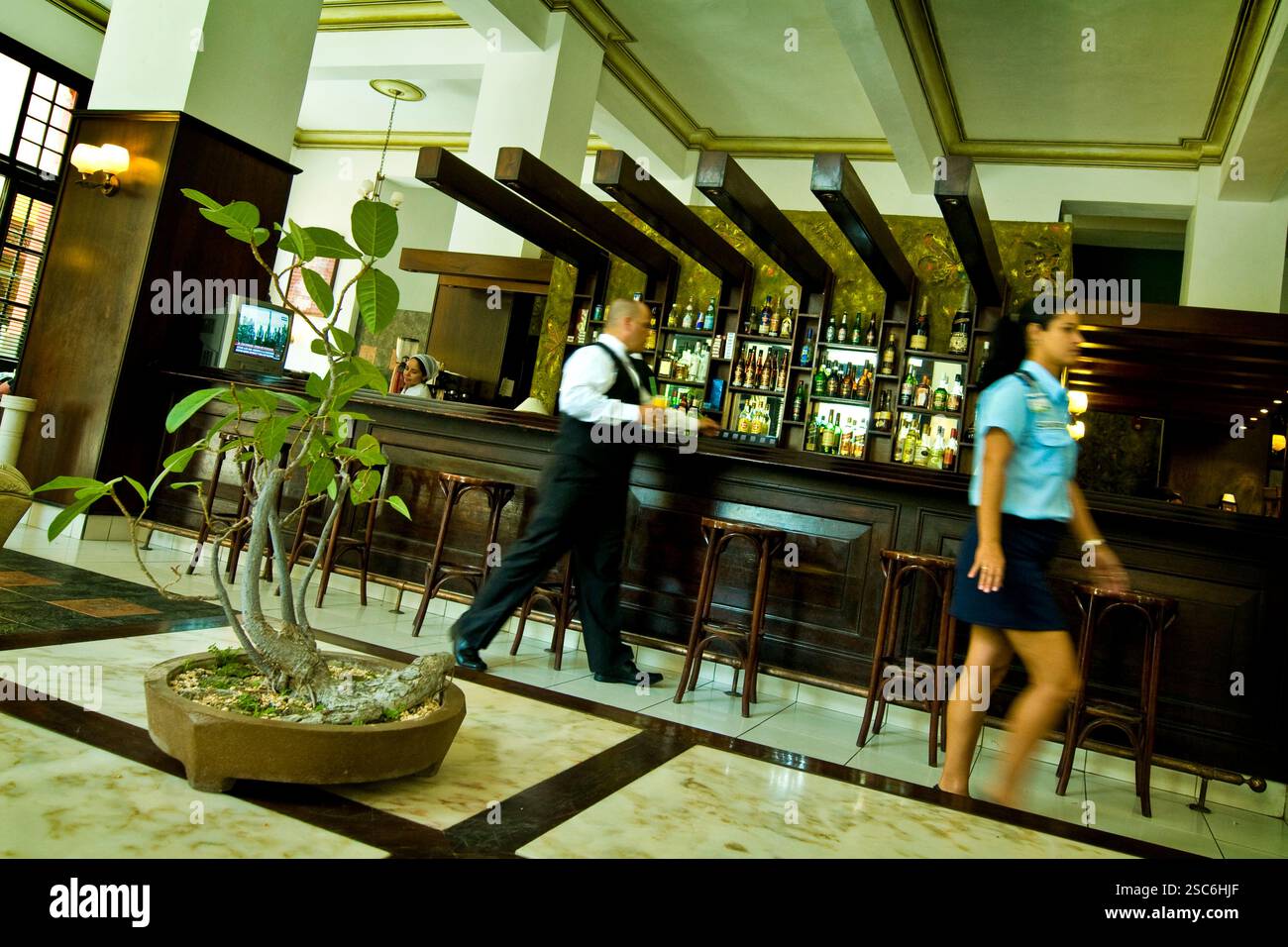Cuba. Havana. Ambo Mundos Hotel Stock Photo - Alamy