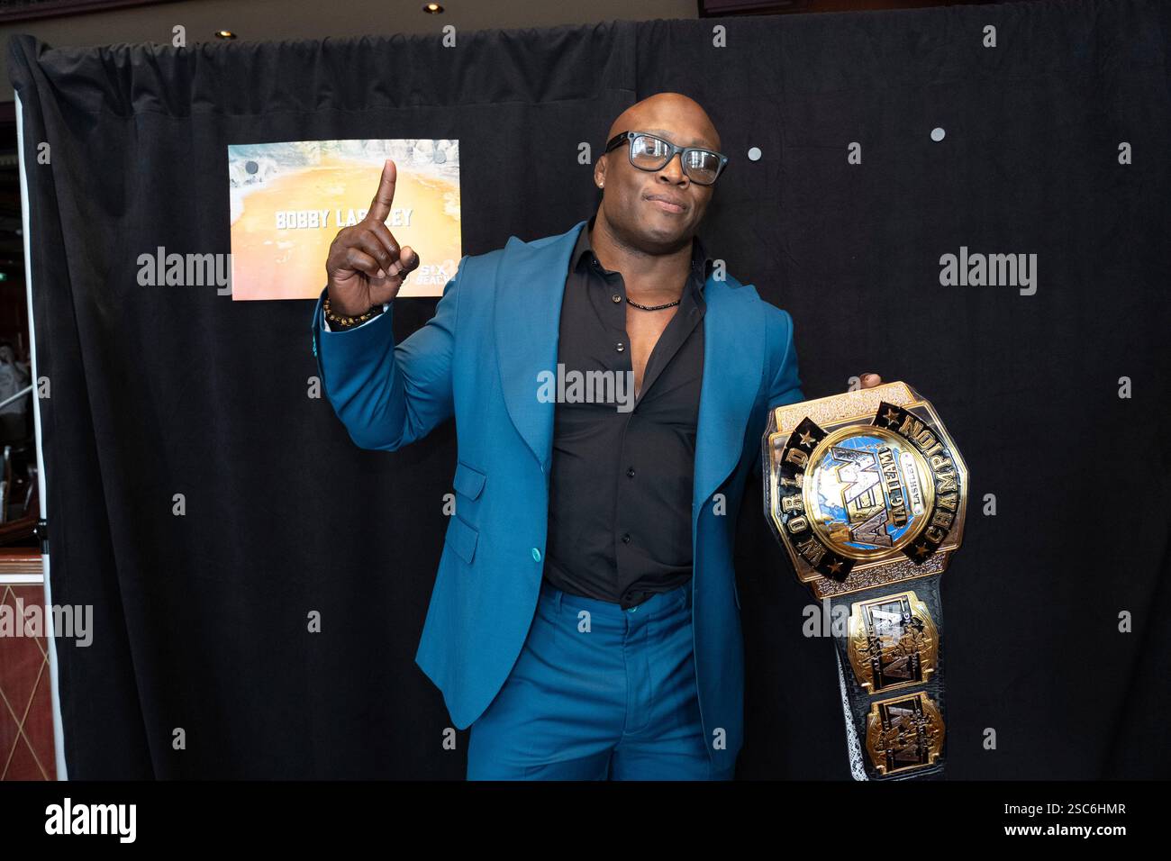 Bobby Lashley is seen during Chris Jericho's Rock 'N' Wrestling Rager ...