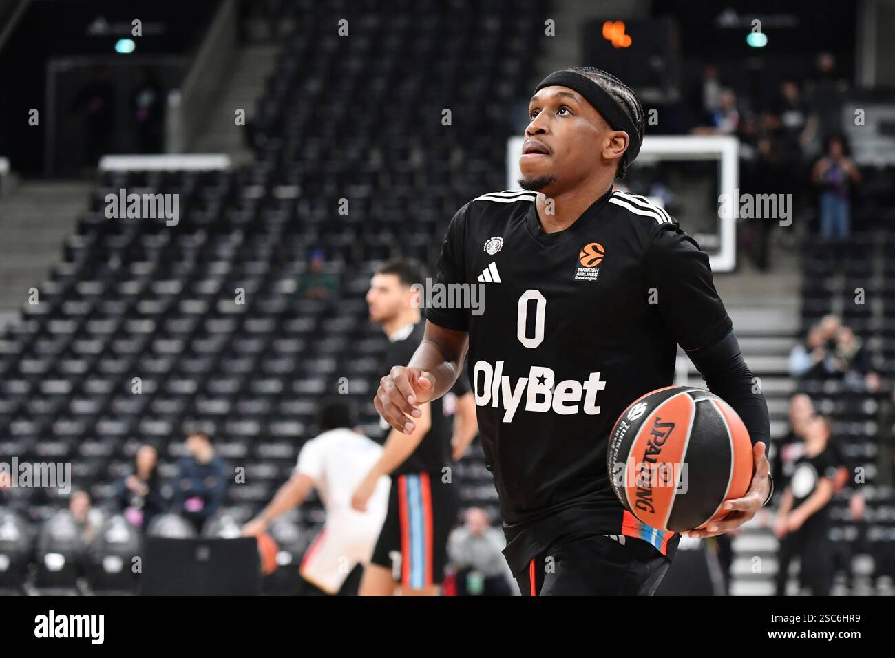 T.J. Shorts II (PG) #0 the Euroleague match between Paris Basket and ...