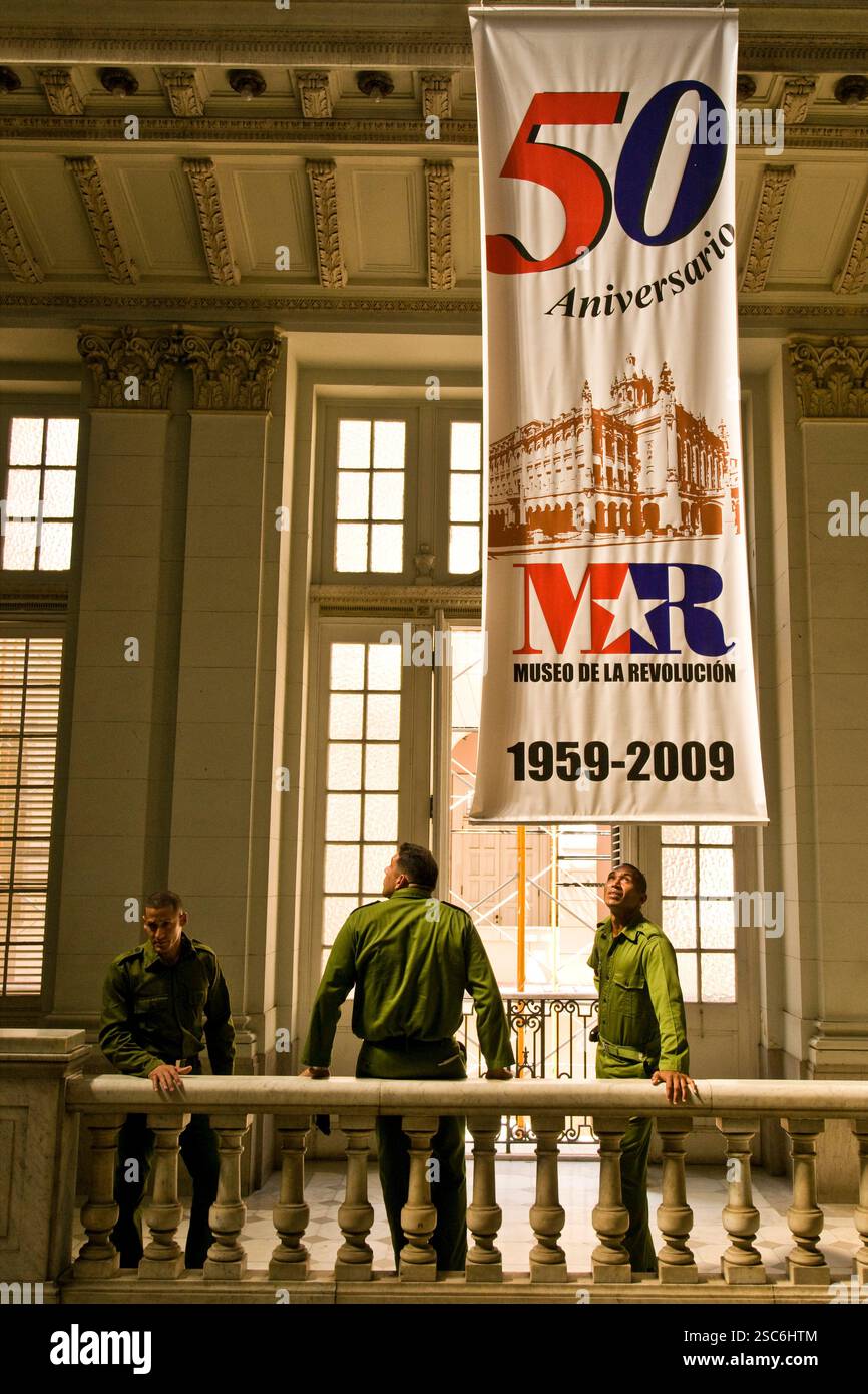 Cuba. Havana. Cuban Soldiers In the Revolution Museum Stock Photo - Alamy