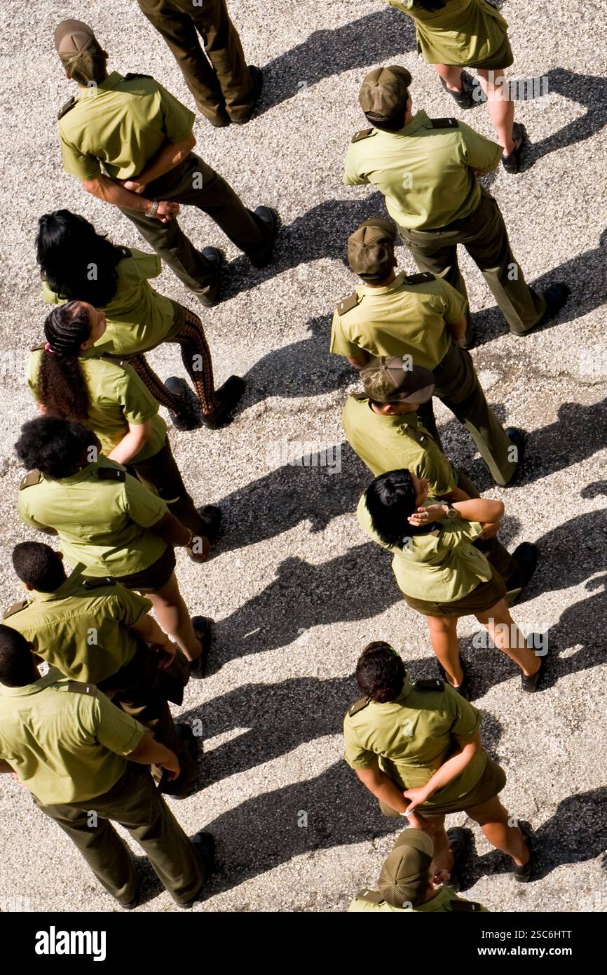 Cuba. Havana. Cuban Soldiers Stock Photo - Alamy