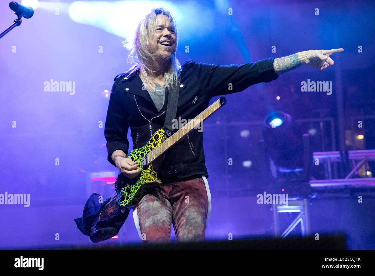 Rich Ward of Fozzy performs during Chris Jericho's Rock 'N' Wrestling ...