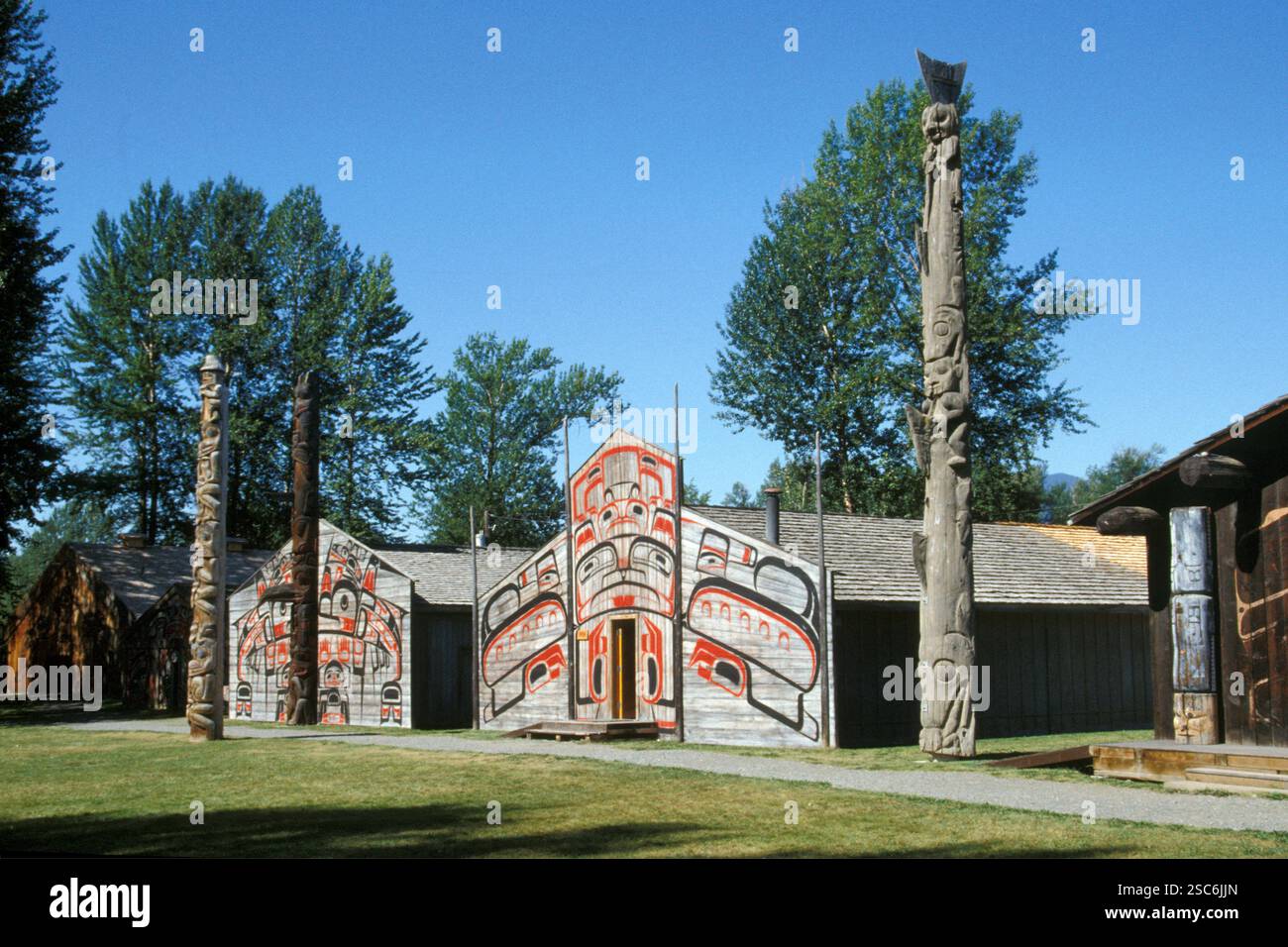 Canada. Vancouver British Columbia Canada Totem Pole Park Forest Indian ...