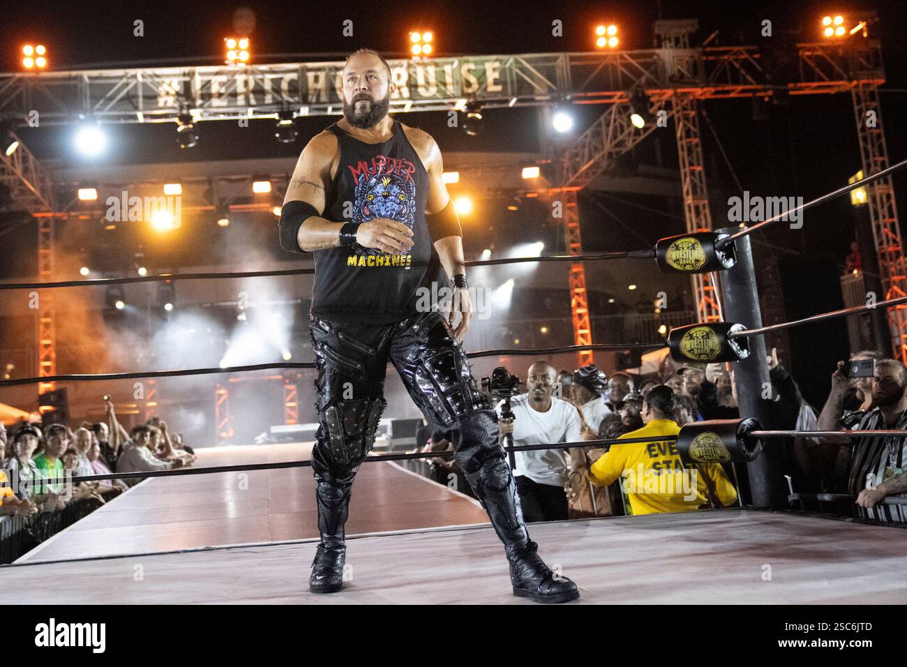 Lance Archer is seen during Chris Jericho's Rock 'N' Wrestling Rager at ...