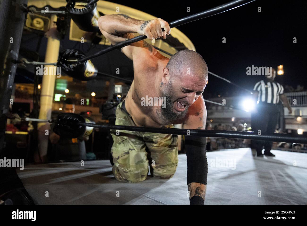 Mark Briscoe is seen during Chris Jericho's Rock 'N' Wrestling Rager at ...