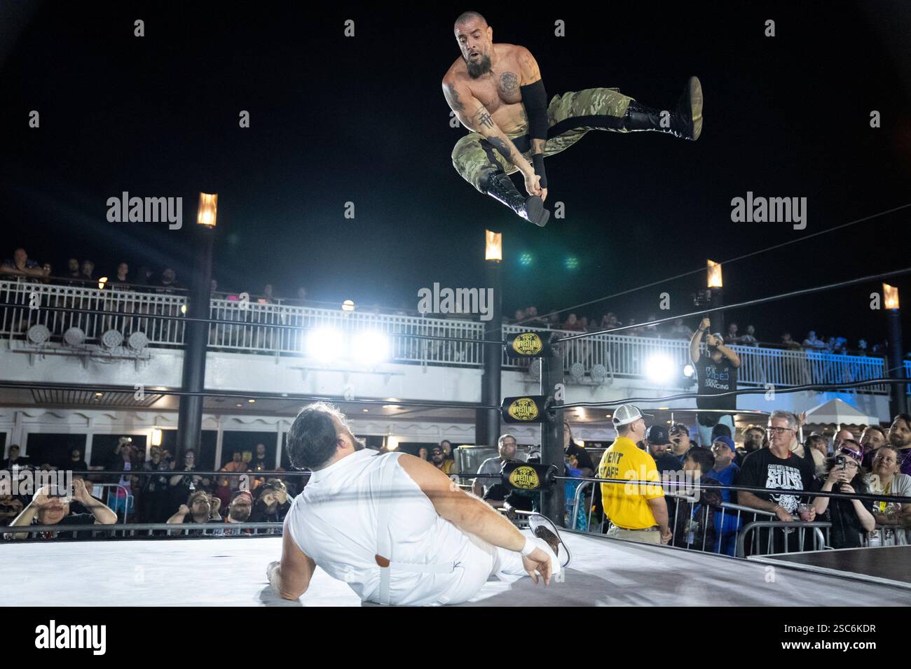 Mark Briscoe is seen during Chris Jericho's Rock 'N' Wrestling Rager at ...