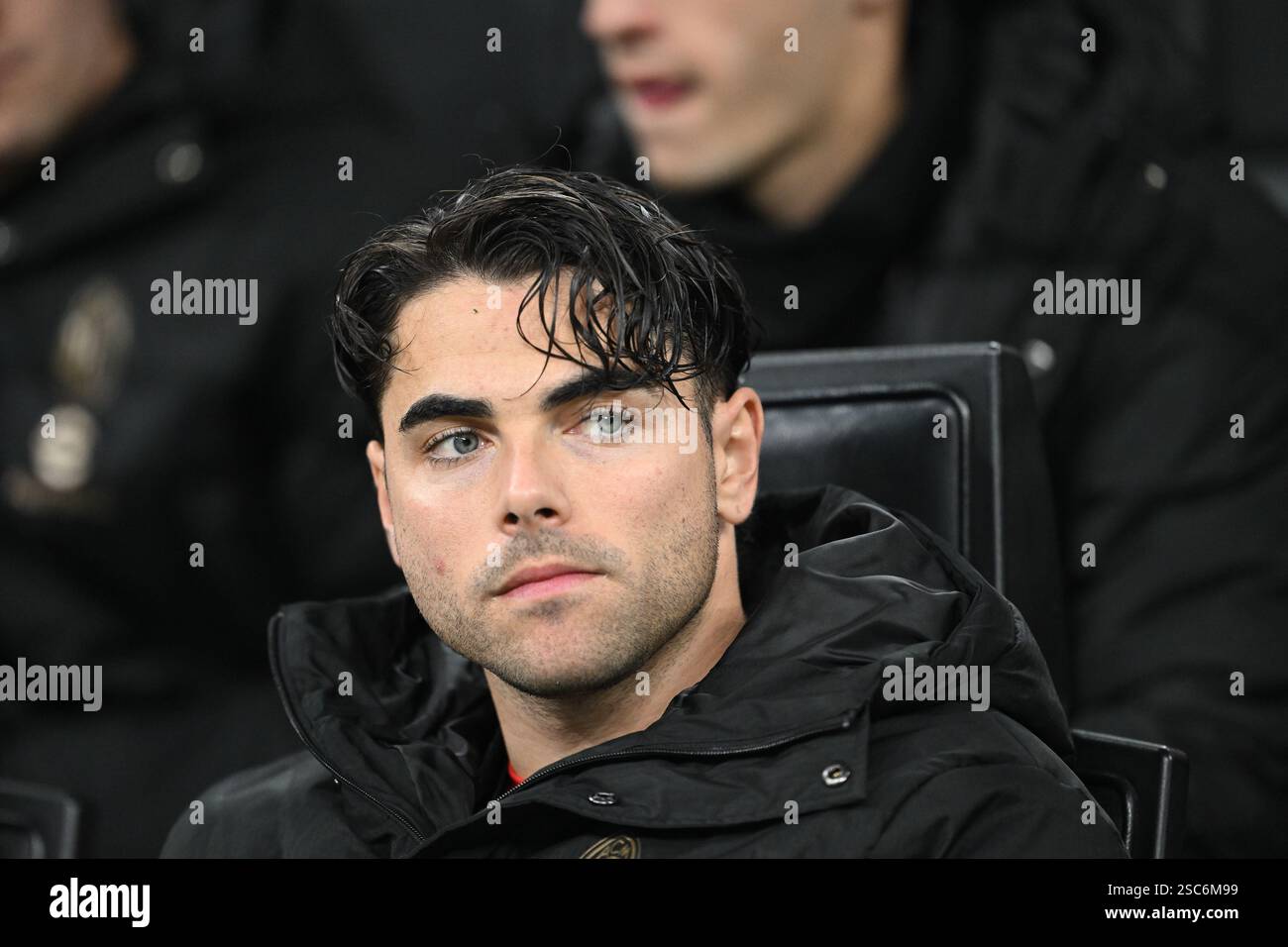 Riccardo Sottil of AC Milan look on during the Coppa Italia round of ...