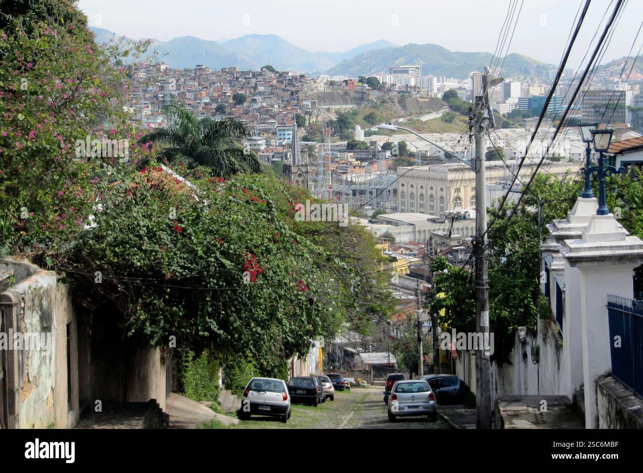 Brazil. Rio De Janeiro. Santa Teresa. Favelas Stock Photo - Alamy