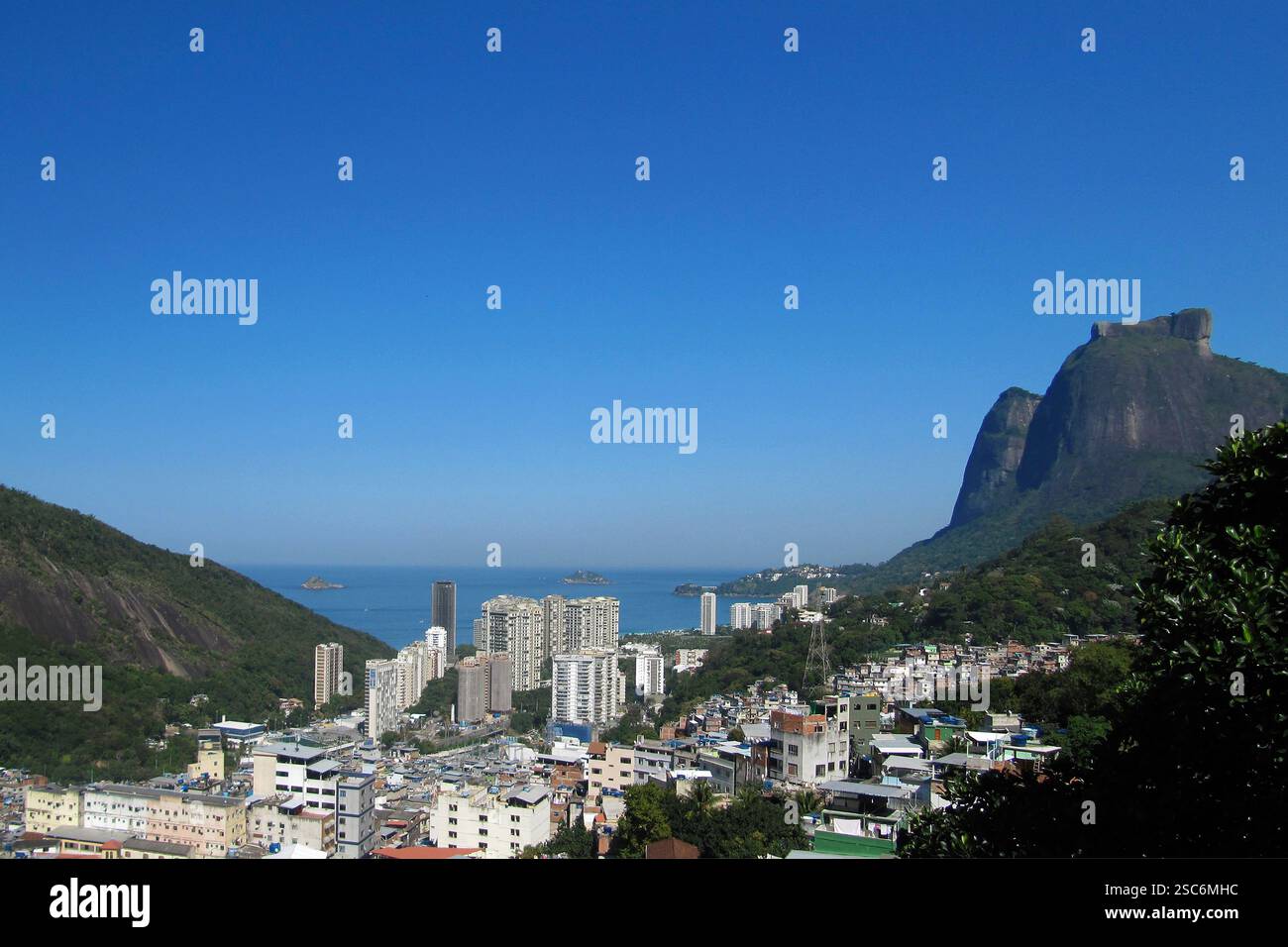 Brazil. Rio De Janeiro. Favela of Rochina Stock Photo - Alamy