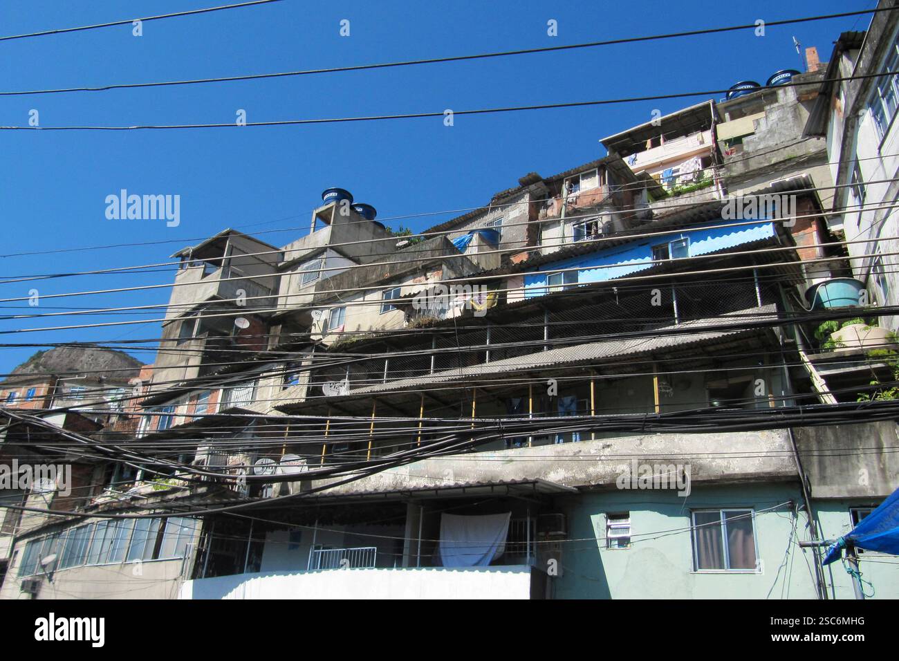 Brazil. Rio De Janeiro. Favela of Rochina Stock Photo - Alamy