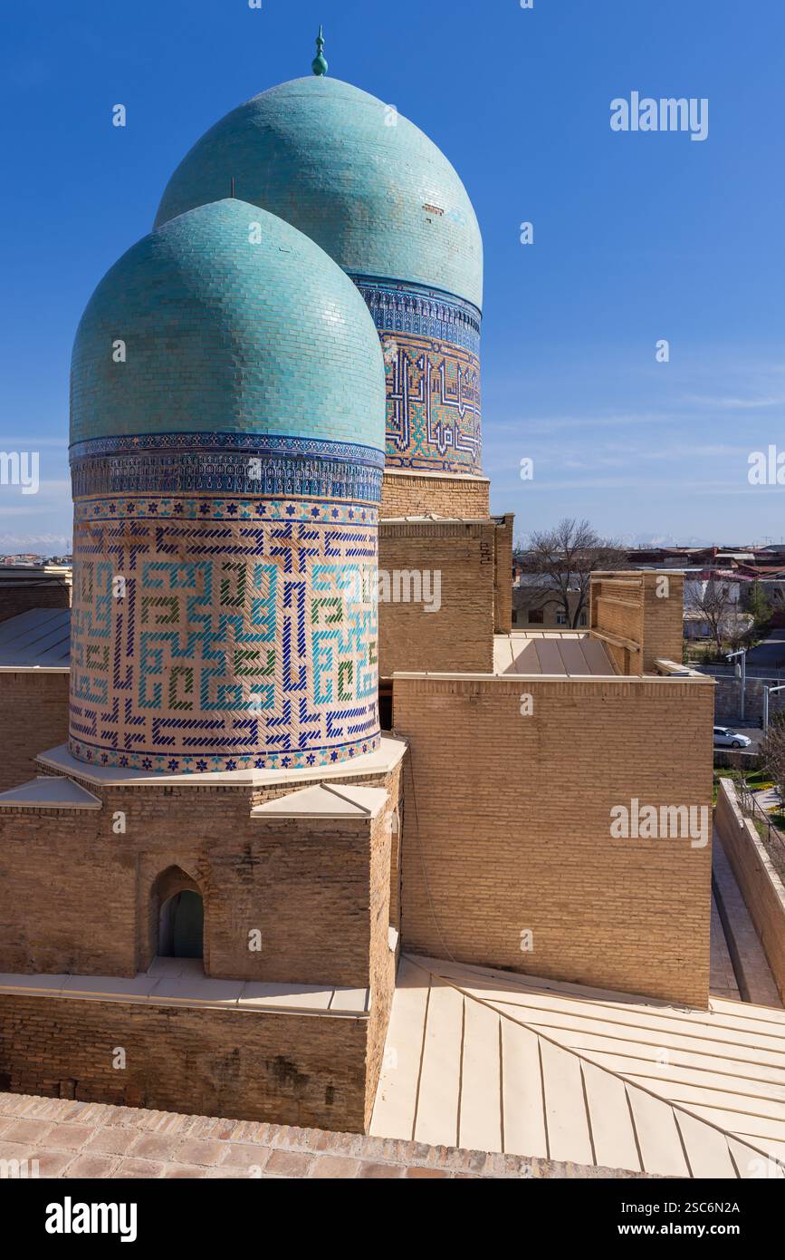 Kazi-Zade Rumi Mausoleum located at Shah-i-Zinda necropolis in the ...