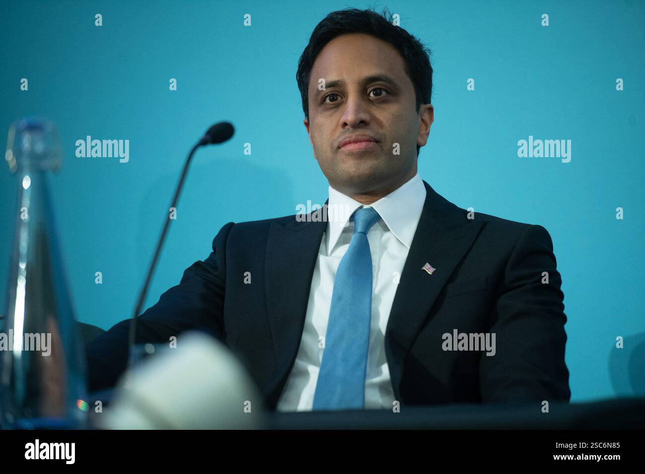 London, UK. 05 Feb 2025. Zia Yusuf - Chairman of Reform UK at Reform UK ...