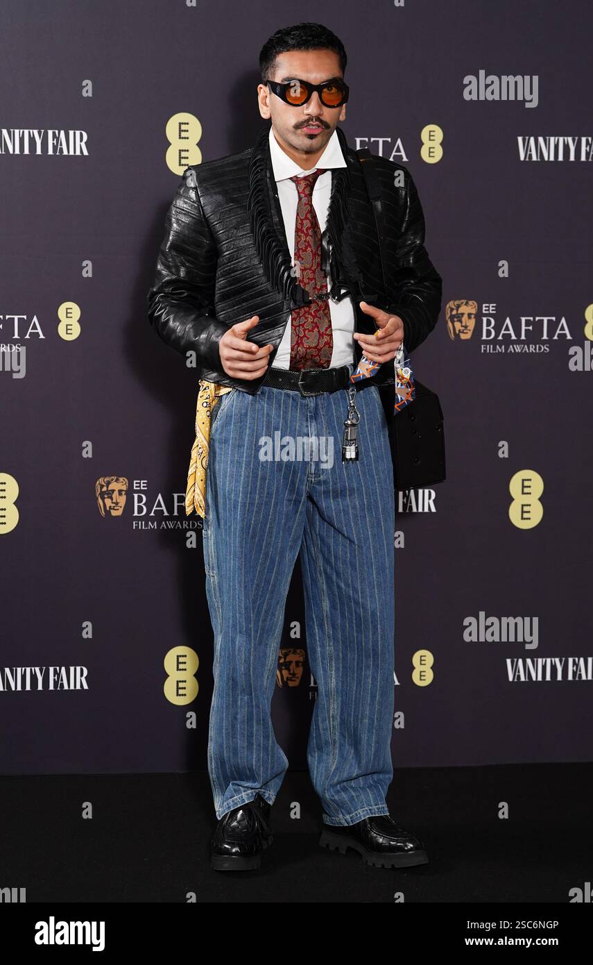 Nominee Nabhaan Rizwan attending the Vanity Fair EE Rising Star party ...