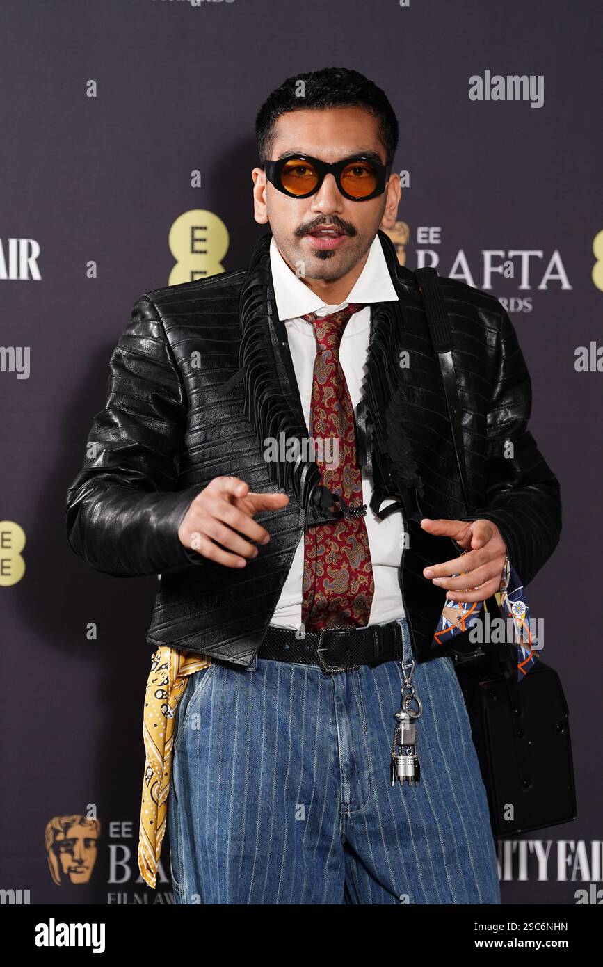 Nominee Nabhaan Rizwan attending the Vanity Fair EE Rising Star party ...