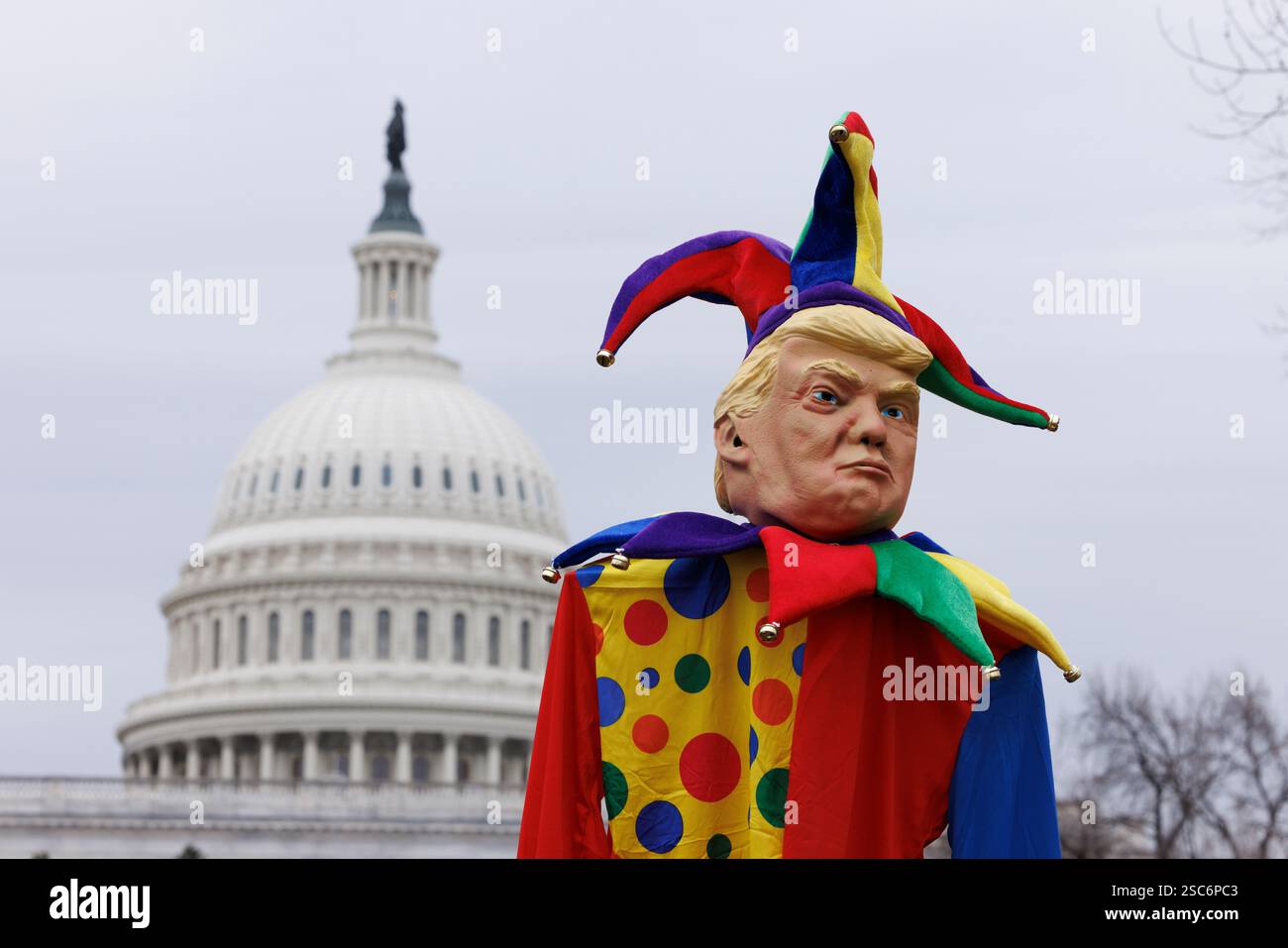 Washington, United States. 05th Feb, 2025. A puppet of Trump in a ...