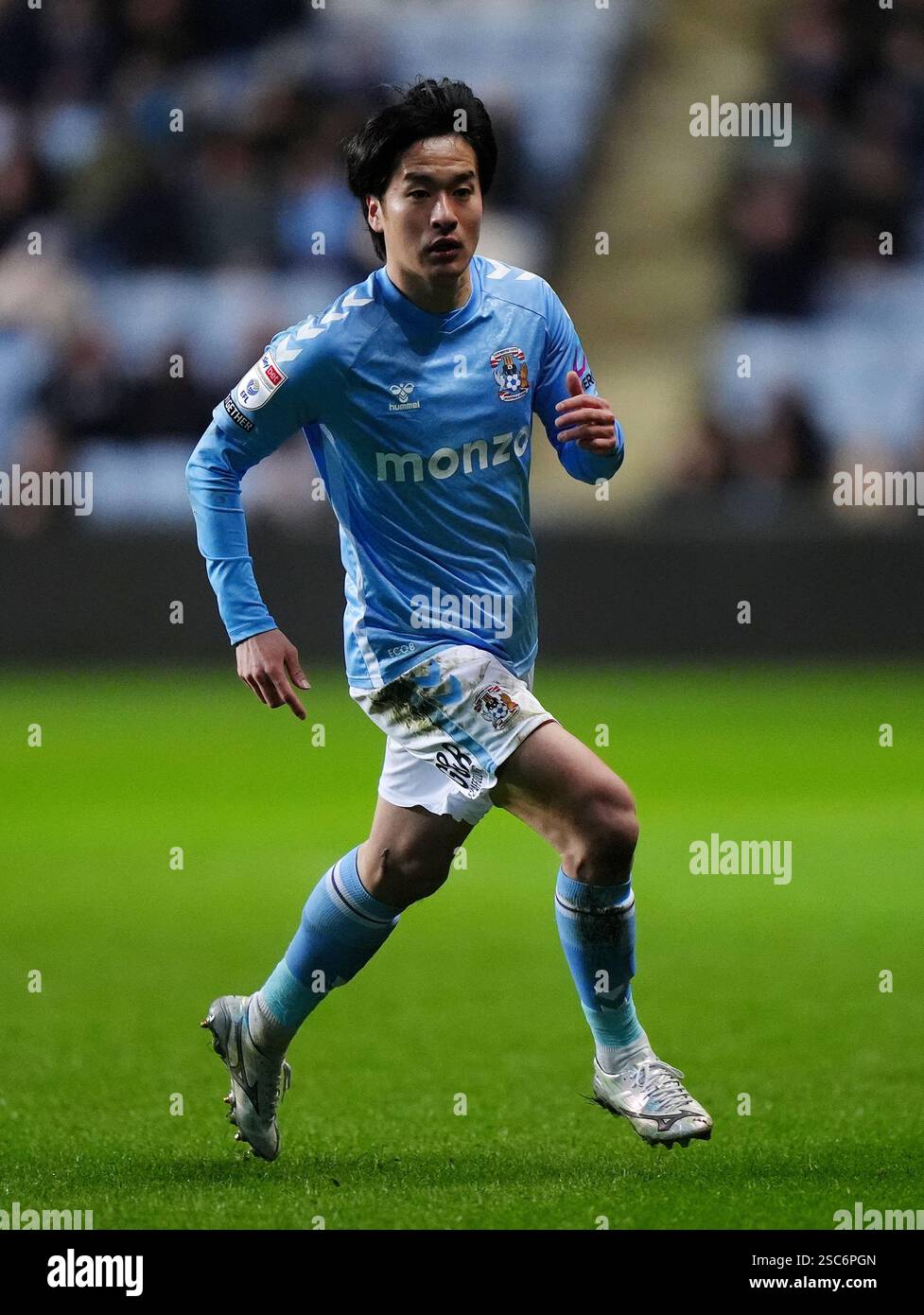 Coventry City's Tatsuhiro Sakamoto during the Sky Bet Championship ...