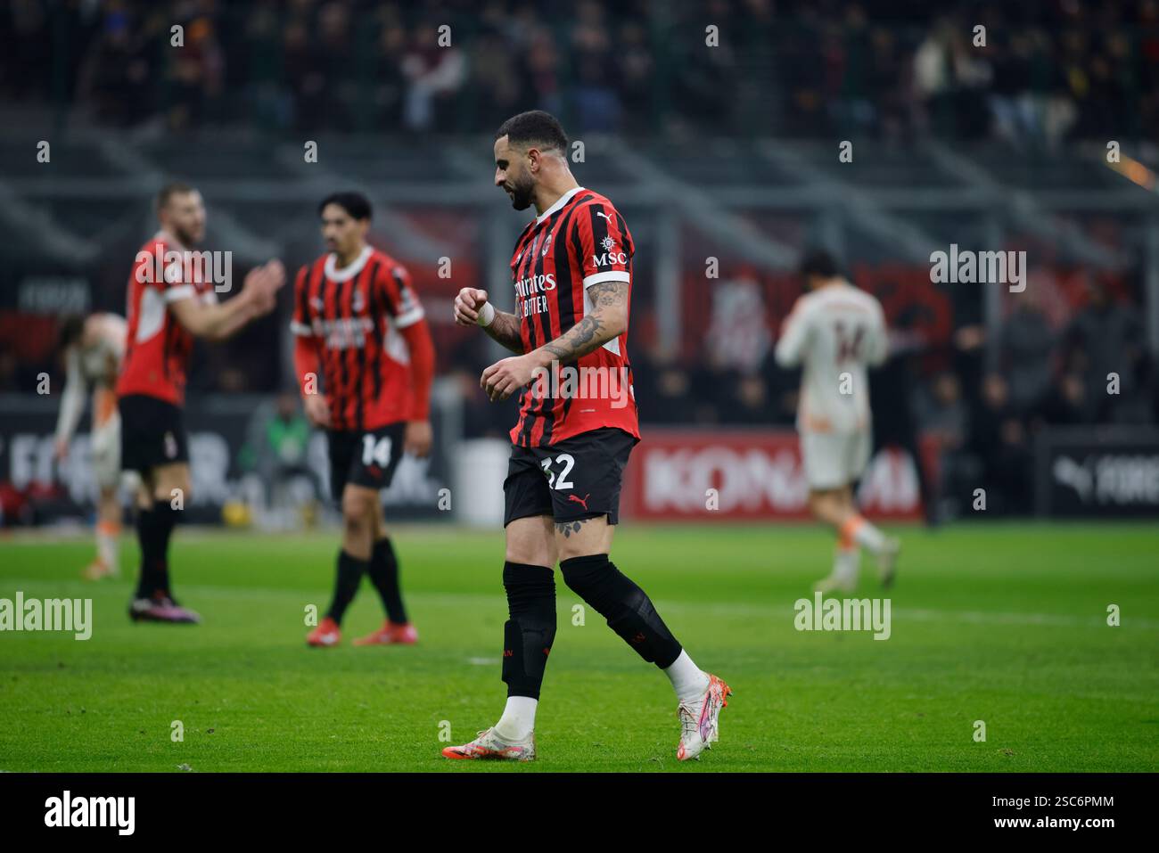 San Siro, Milan, Italy. 05th Feb, 2025. Kyle Walker of AC Milan during ...