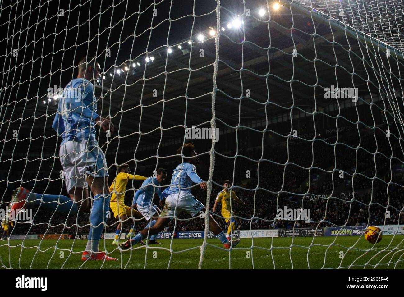 Jayden Bogle of Leeds United scores a goal to make it 0-2 during the ...
