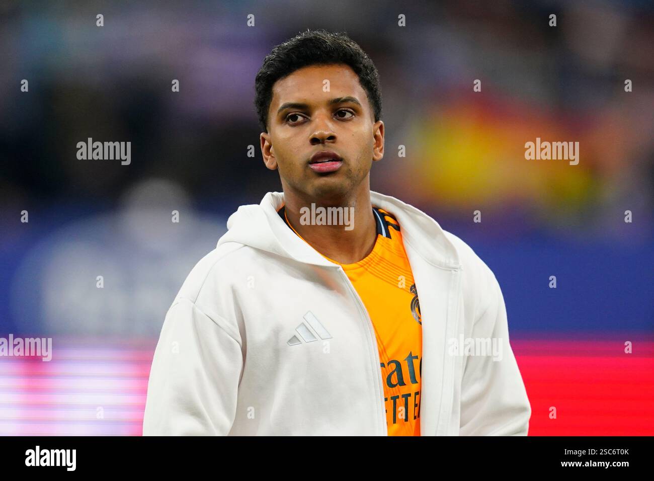 Barcelona, Spain. 01st Feb, 2025. Rodrygo Goes of Real Madrid during ...