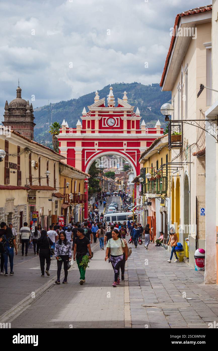 Arch of Triumph - Ayacucho, Peru Stock Photo - Alamy