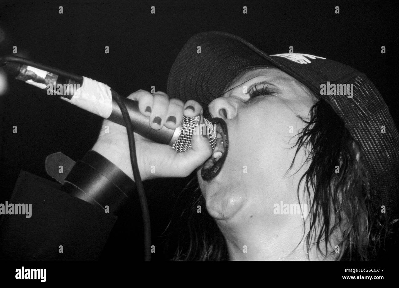 MY RUIN, FIRST TOUR, READING FESTIVAL, 1999: Singer Tairrie B of the ...