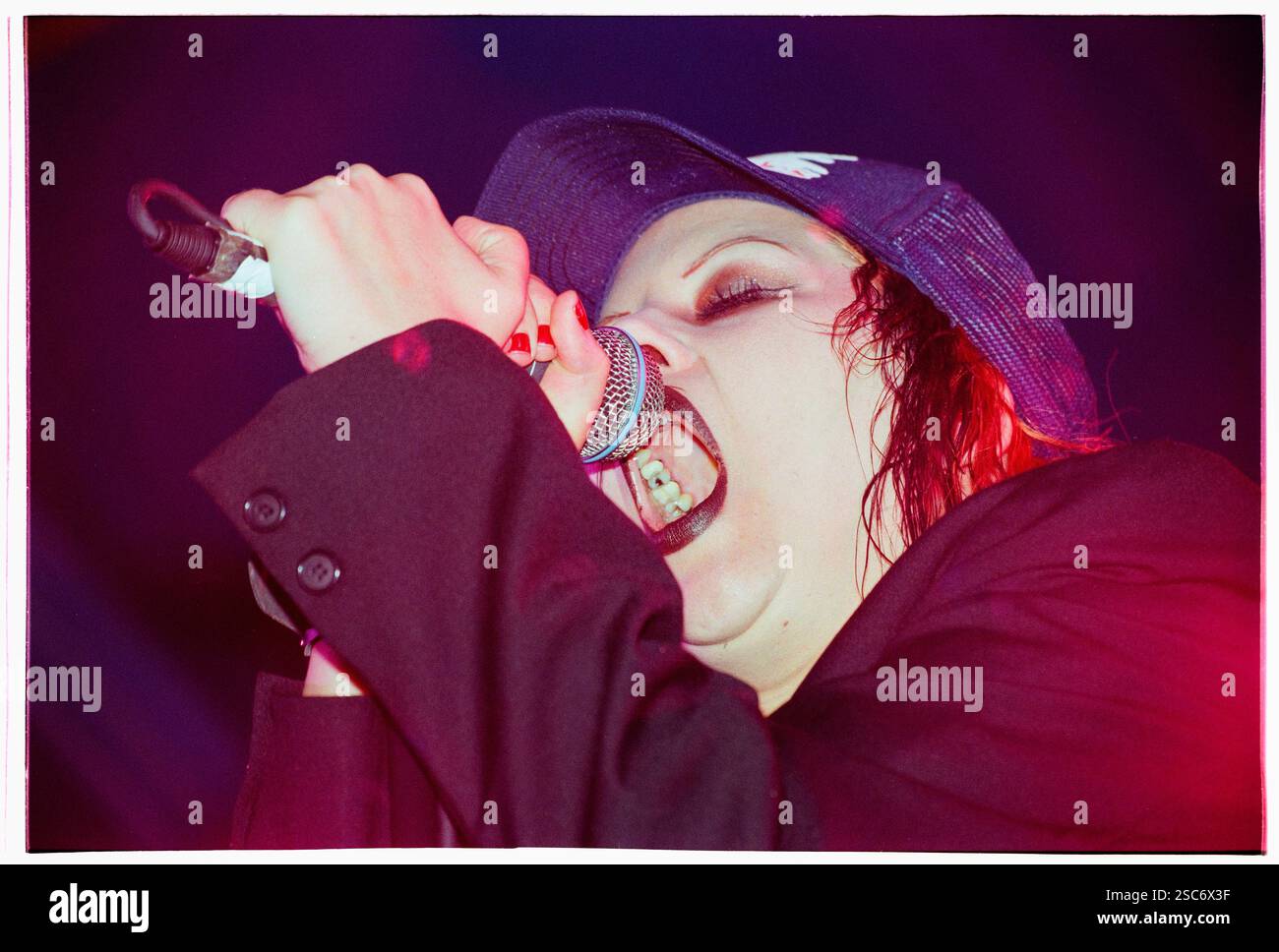 MY RUIN, FIRST TOUR, READING FESTIVAL, 1999: Singer Tairrie B of the ...