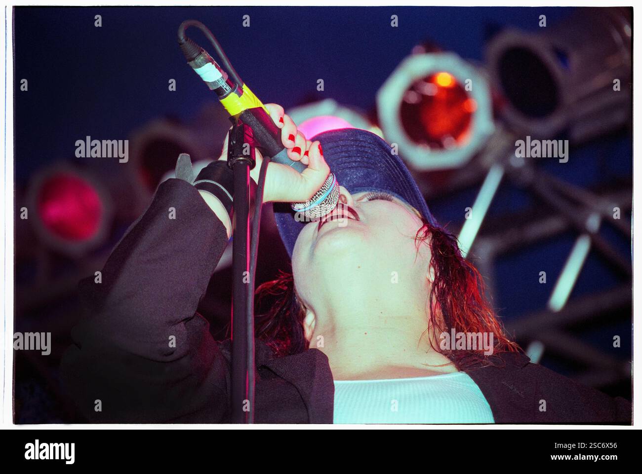 MY RUIN, FIRST TOUR, READING FESTIVAL, 1999: Singer Tairrie B of the ...