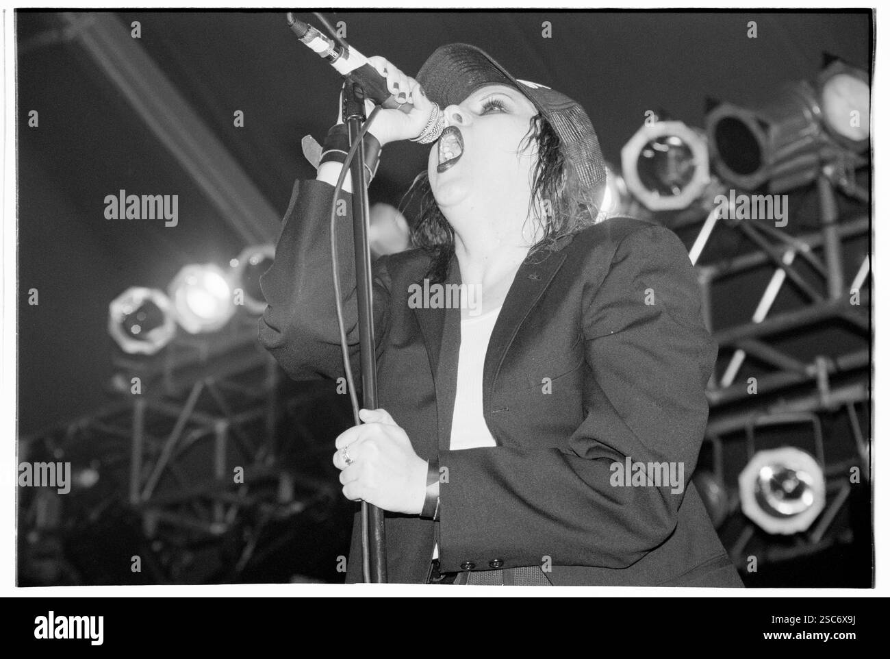 MY RUIN, FIRST TOUR, READING FESTIVAL, 1999: Singer Tairrie B of the ...