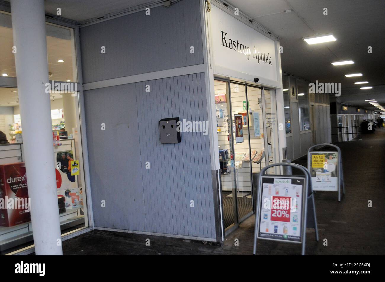 Copenhagen/ DenmarK/05..february 2025/ Kastrup apotek danish pharmacy ...