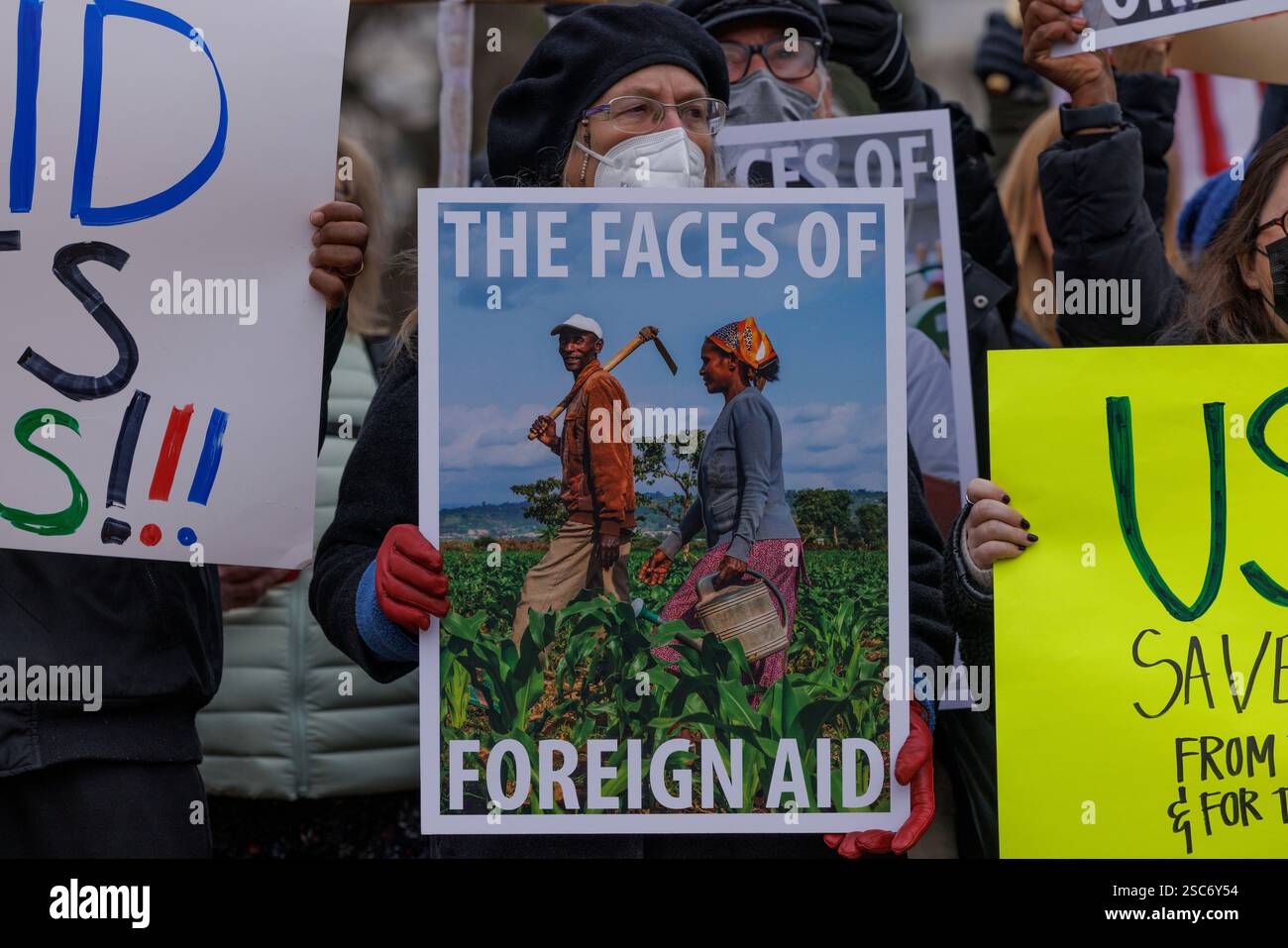 Washington, United States. 05th Feb, 2025. Protesters rallying in ...