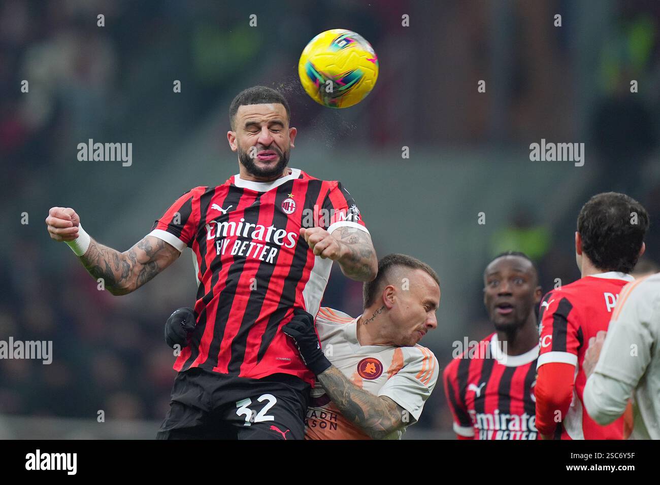 Milano, Italia. 05th Feb, 2025. AC Milan's Kyle Walker during the Italy ...