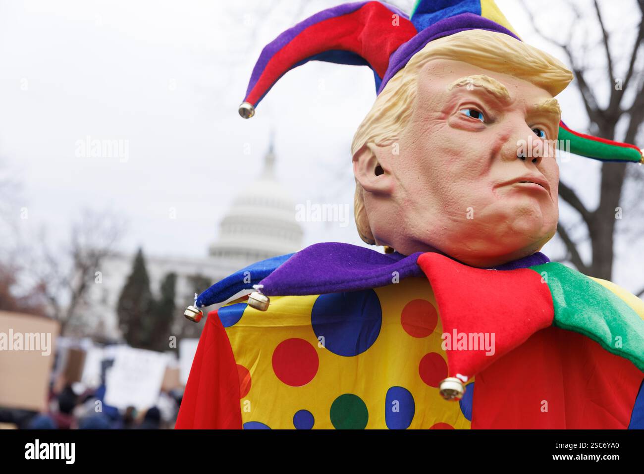 Washington, United States. 05th Feb, 2025. A puppet of Trump in a ...