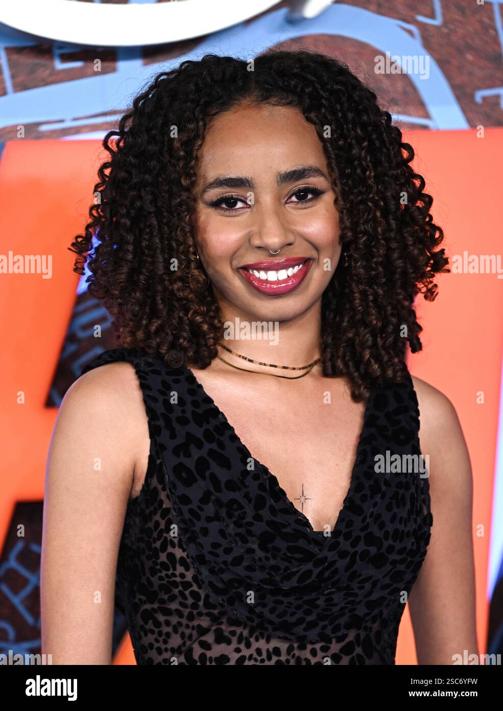 London, UK. February 5th, 2025. Enva Lewis arriving at the My Fault: London, Global Premiere at ...