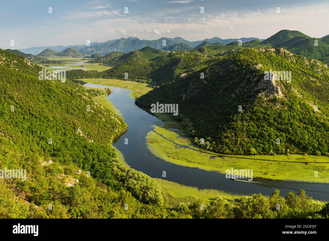 Rijeka Crnojevića river, Skadarsko Jezero National Park, Montenegro Stock Photo - Alamy