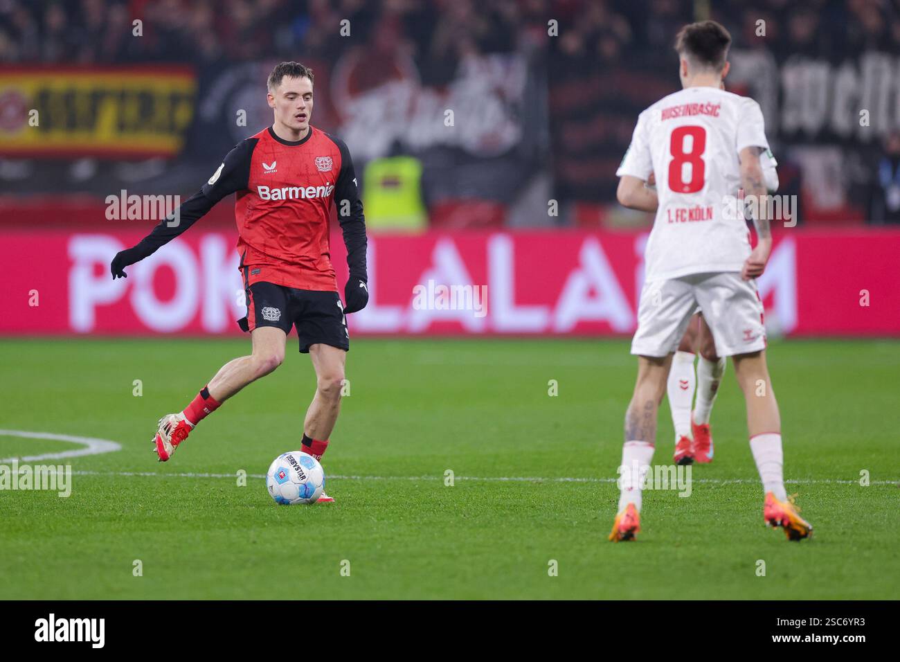 Leverkusen, Deutschland. 05th Feb, 2025. 05.02.2025, Viertelfinale im DFB-Pokal zwischen Bayer ...