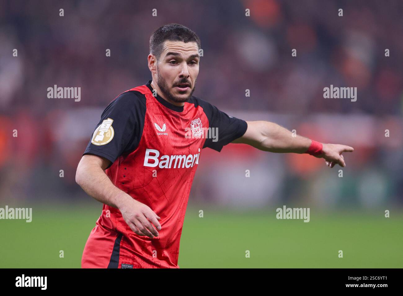 Leverkusen, Deutschland. 05th Feb, 2025. 05.02.2025, Viertelfinale im DFB-Pokal zwischen Bayer ...