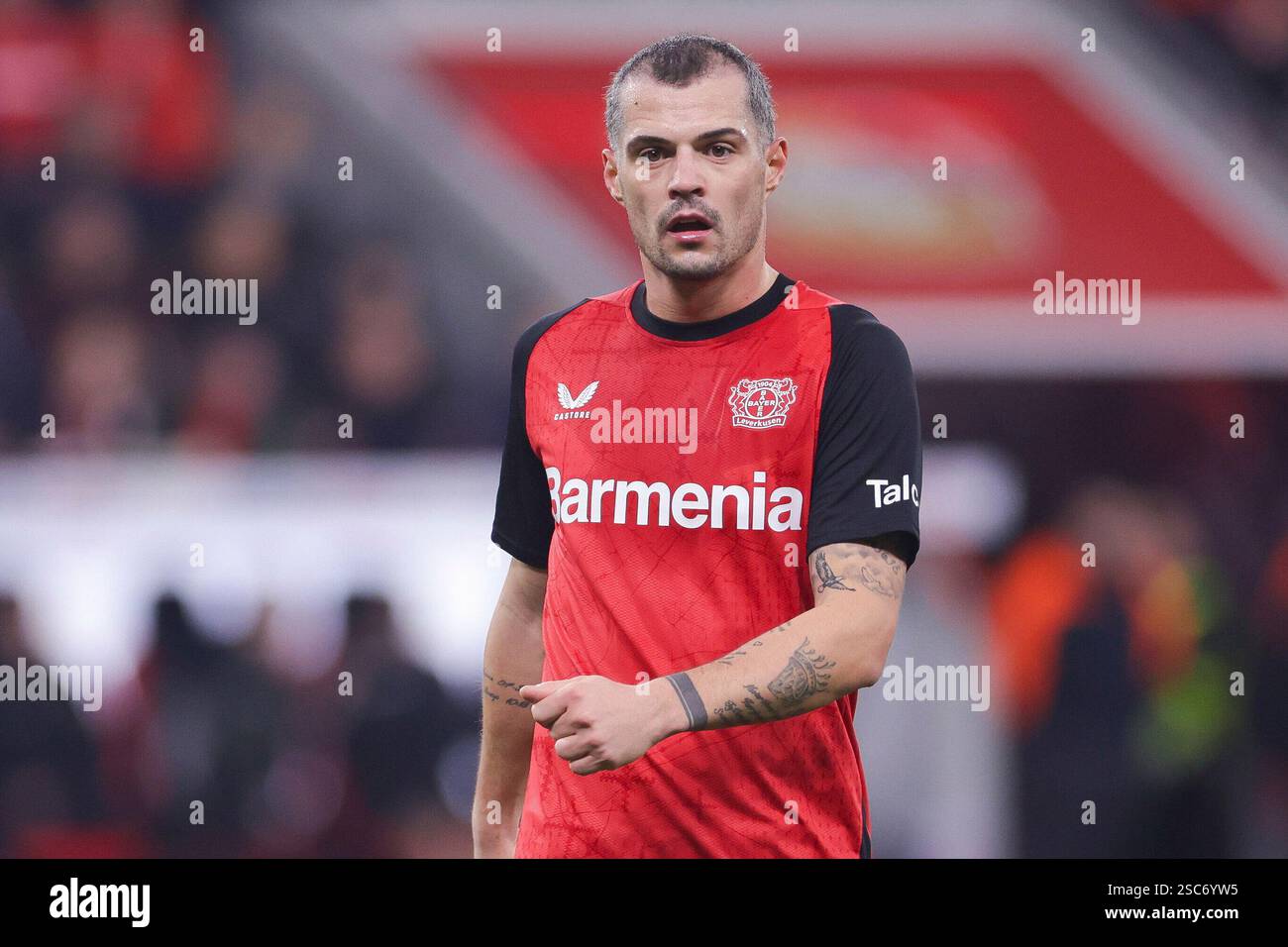 Leverkusen, Deutschland. 05th Feb, 2025. 05.02.2025, Viertelfinale im DFB-Pokal zwischen Bayer ...