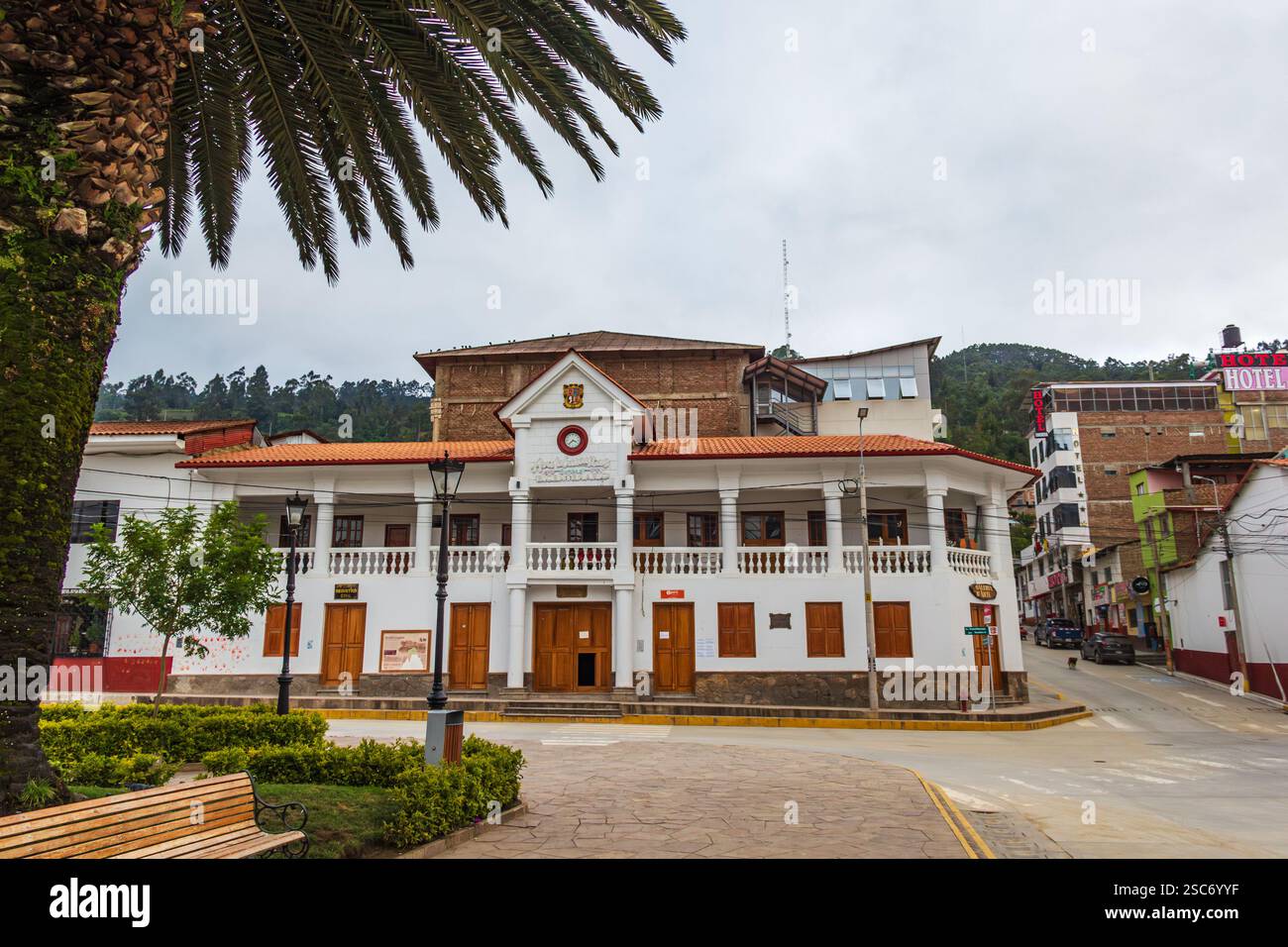 City Hall of Andahuaylas at Main Square - Apurimac, Peru Stock Photo ...