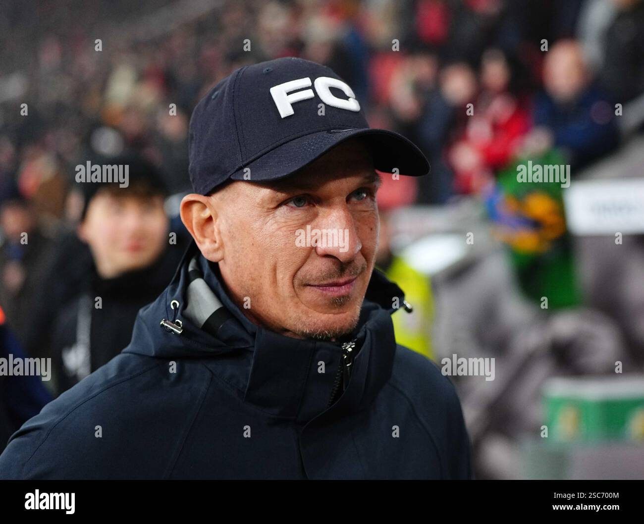 Bay Arena, Leverkusen, Germany. 05th Feb, 2025. Gerhard Struber 1.FC KÃ¶ln looks on during a DFB ...