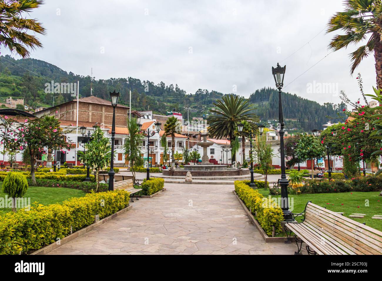 Main Square of Andahuaylas - Apurimac, Peru Stock Photo - Alamy