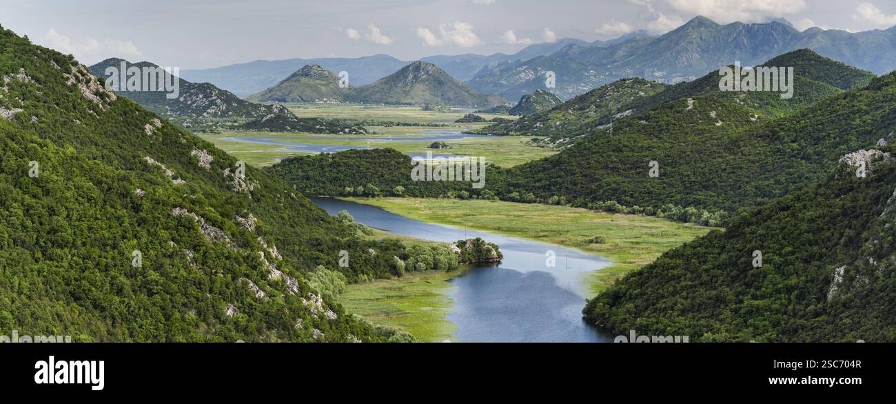 Rijeka Crnojevića river, Skadarsko Jezero National Park, Montenegro Stock Photo - Alamy